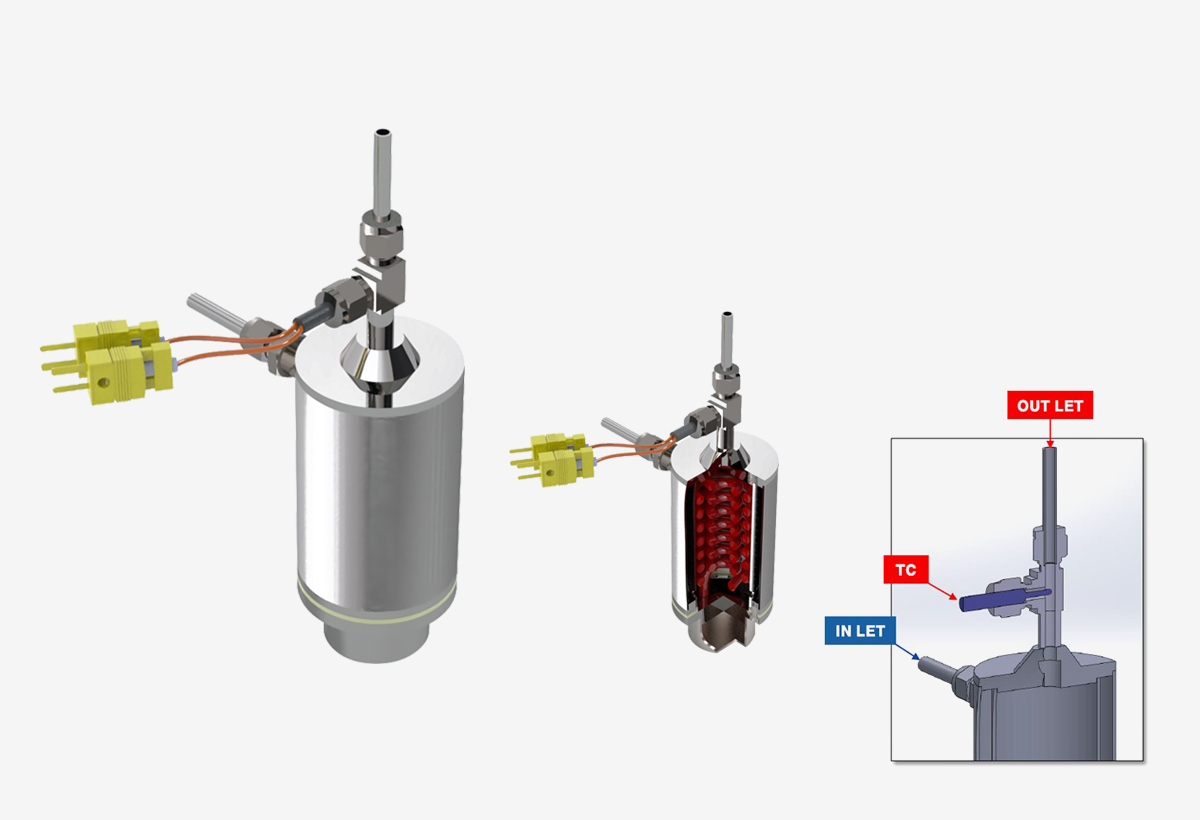 HOT N2 HEATER > Sensor System | 온도기술SENTECH